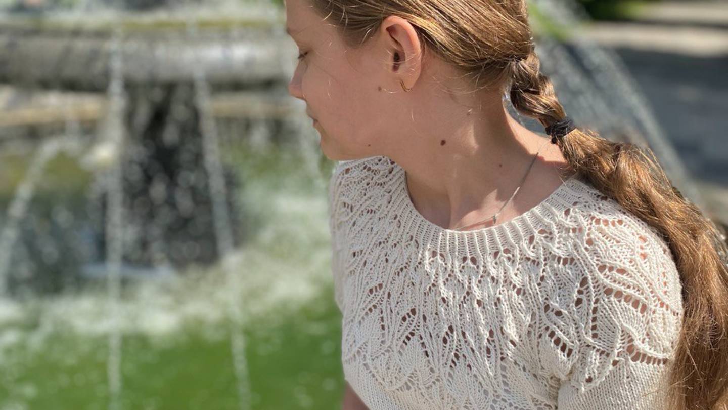 Мастер-класс по ажурной кокетке Часть 2