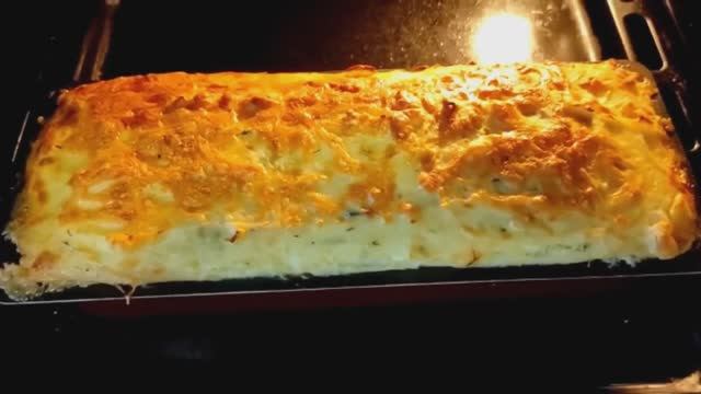 Очень вкусная картофельная запеканка