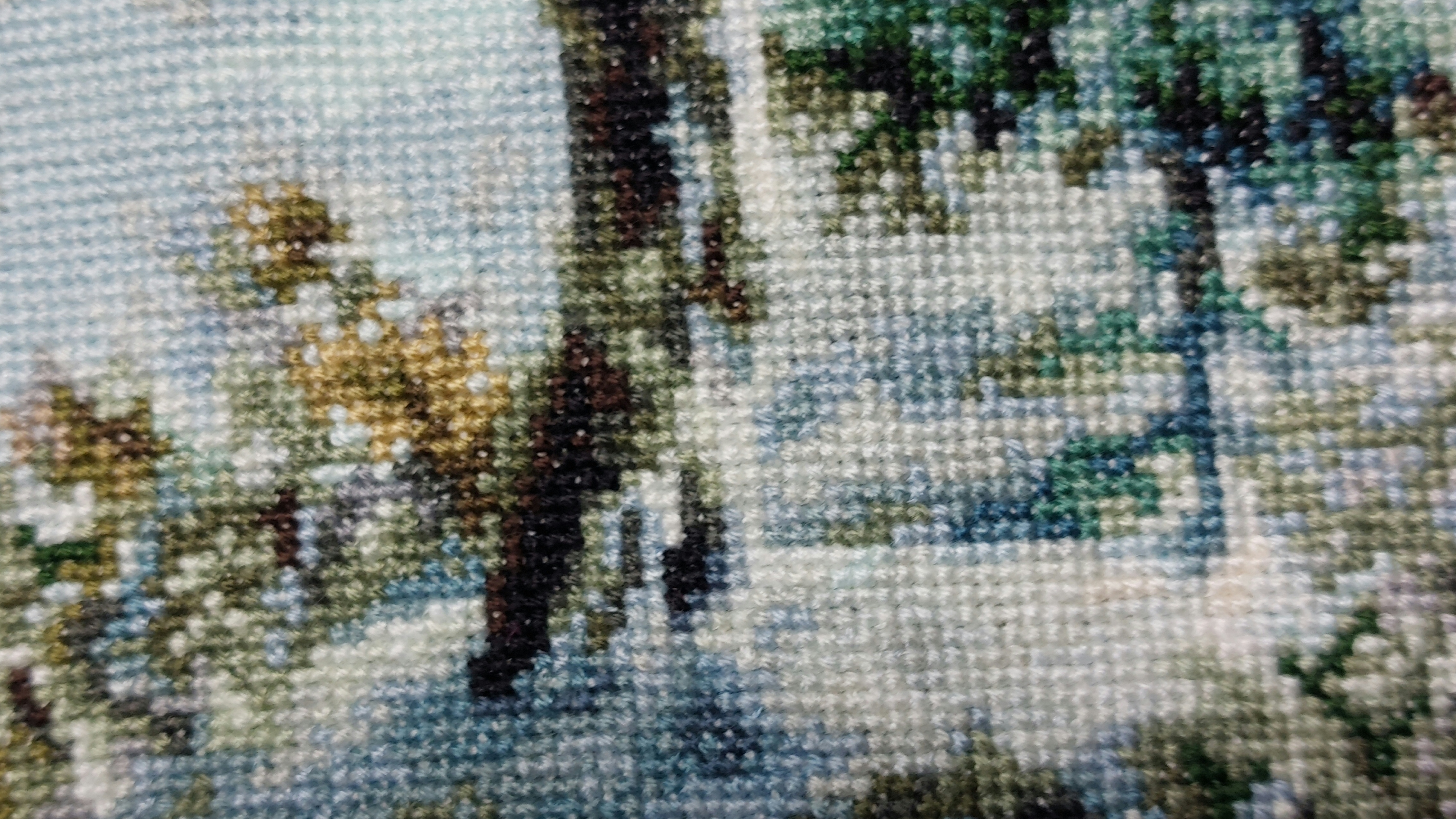 весенний адвент 2025/задание 30/вышивка крестиком