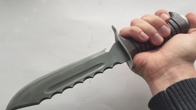 Тактический нож КАТРАН-3. Боевой нож!