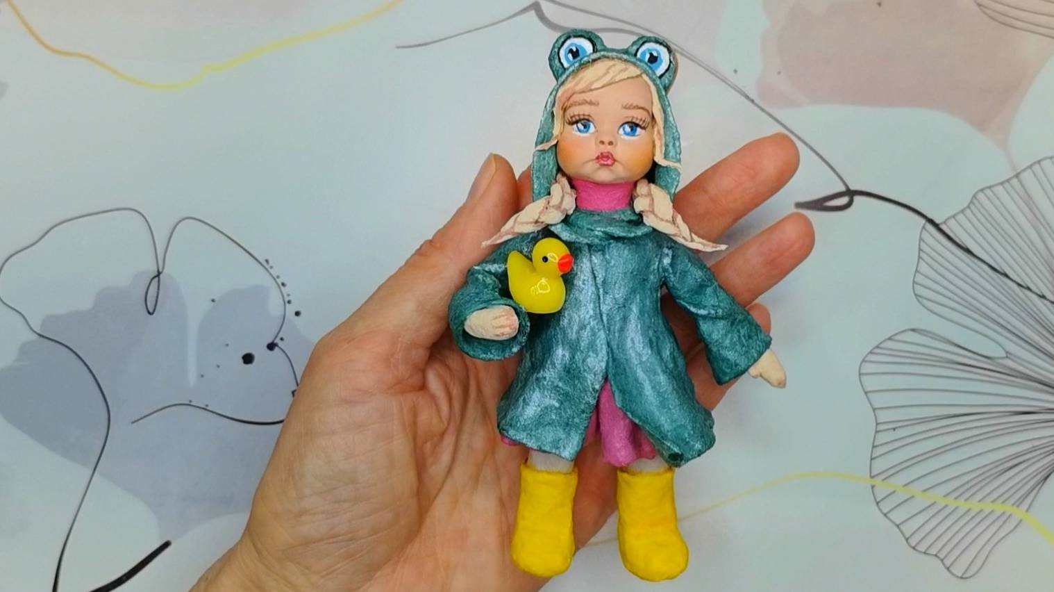 Как сделать капюшон и волосы из ваты для ватной игрушки. Ватные игрушки своими руками.