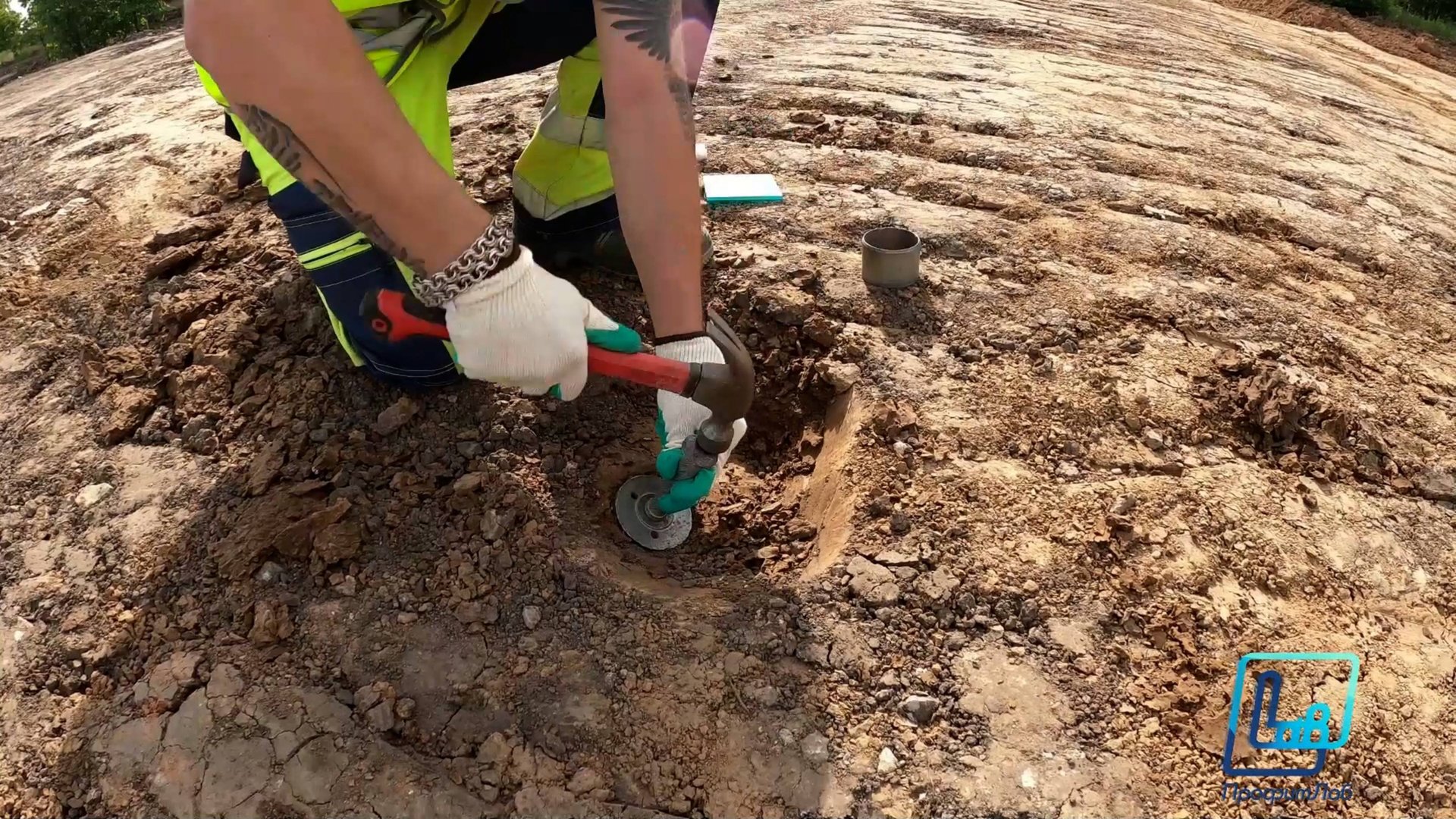 Определение уплотнения грунта методом режущего кольца по ГОСТ 5180