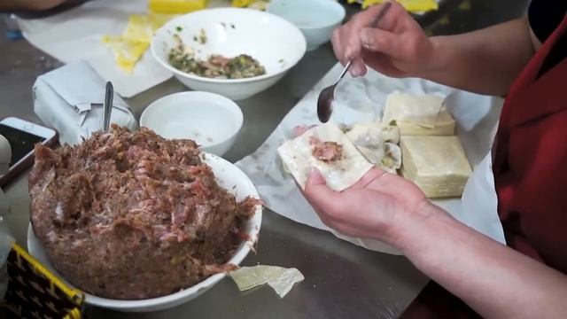 Лапша Вонтон Ханой Вьетнам Уличная вьетнамская кухня, еда