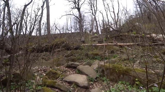 Пеший поход 1 кс. Красные скалы, с рюкзаками по курумнику 1А. Западный Кавказ