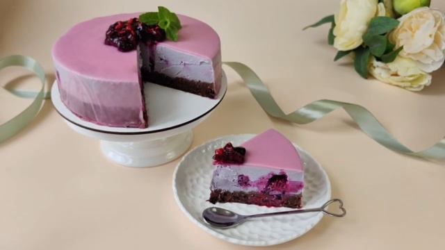 Торт RAW Веган Смородина