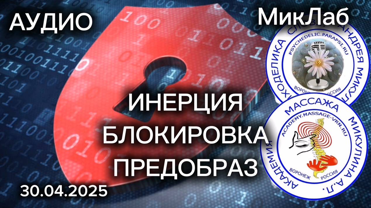 Инерция. Блокировка. ПредОбраз. Психоделика Слов. Прямой Эфир с Андреем Микулиным. 30.04.2025 МикЛаб