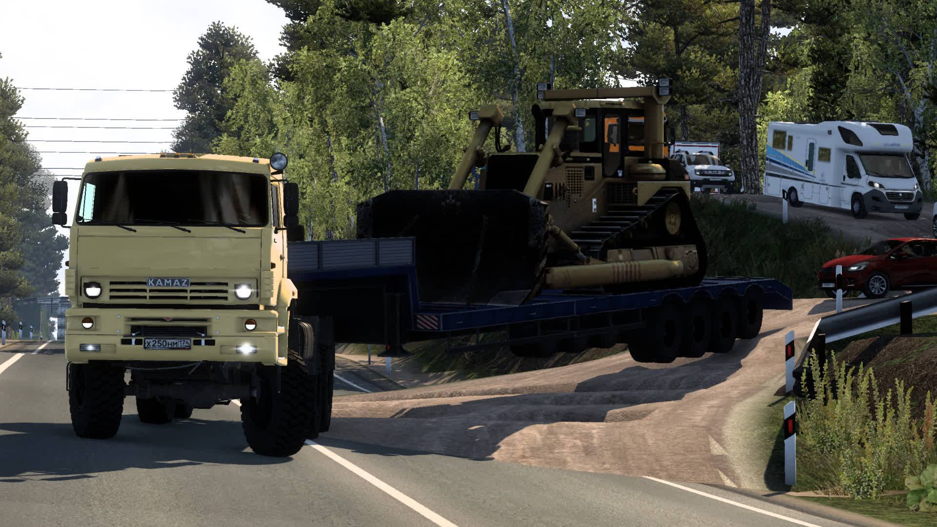 288 / ETS2 1.53 / Суровая Россия Забайкалье "R7" / КАМАЗ 65225 БАТЫР / На Восток.