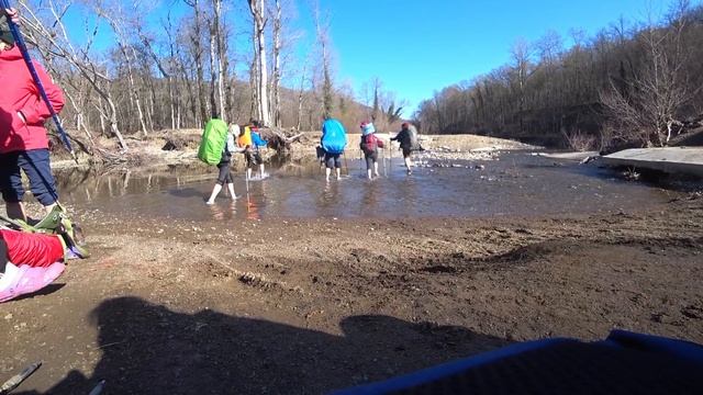 Пеший поход 1 кс. Западный Кавказ. 1 и 2 день. Мирный - Тхамаха - Мирный.