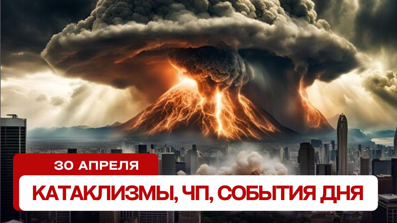 Катаклизмы за день 30.04.2025. Новости, ЧП, события дня