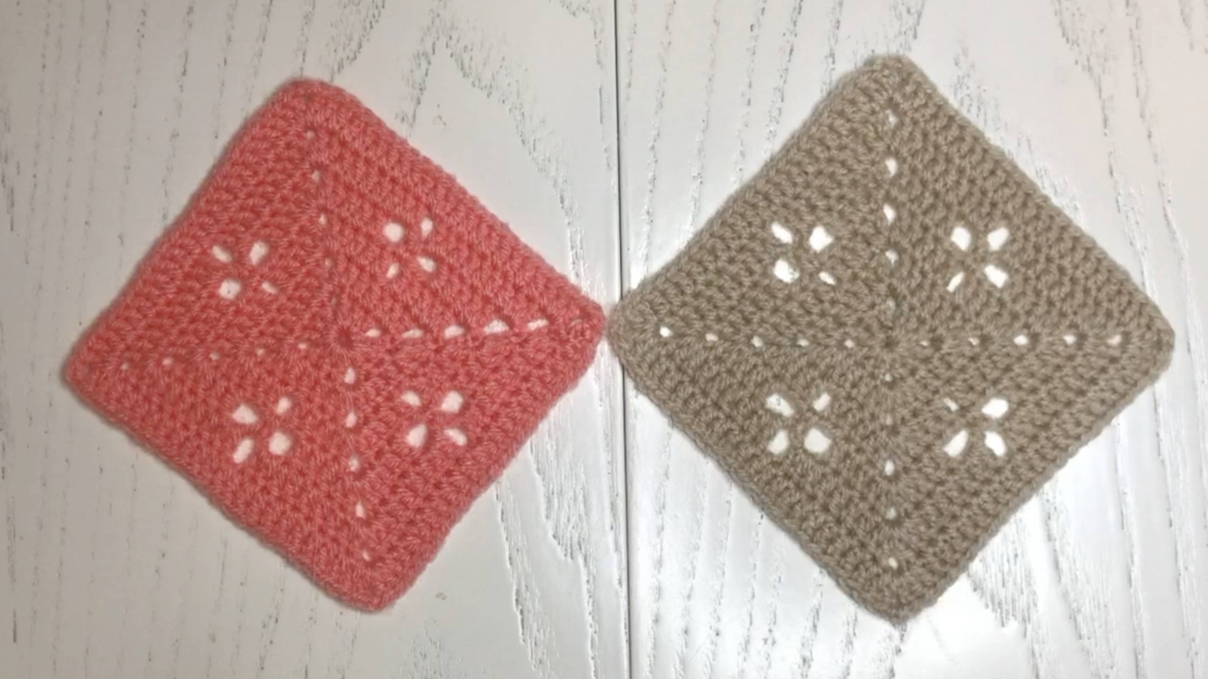 Квадратный Мотив "Нотки Ажура" Пошагово | Видео Мастер-Класс Для Пледа И Сумки Крючком