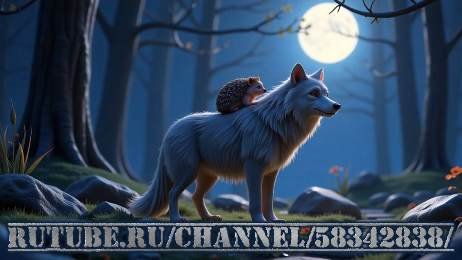 Волк и ёжик: Добрая лесная сказка про дружбу и помощь | Сказки для детей