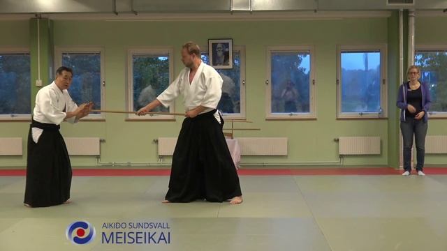 18 Aikido Jodori Ikkyo Omote Shishiya Sensei Malmö 2017