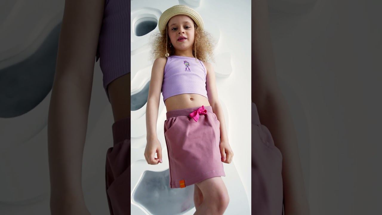 Юбка пыльная роза