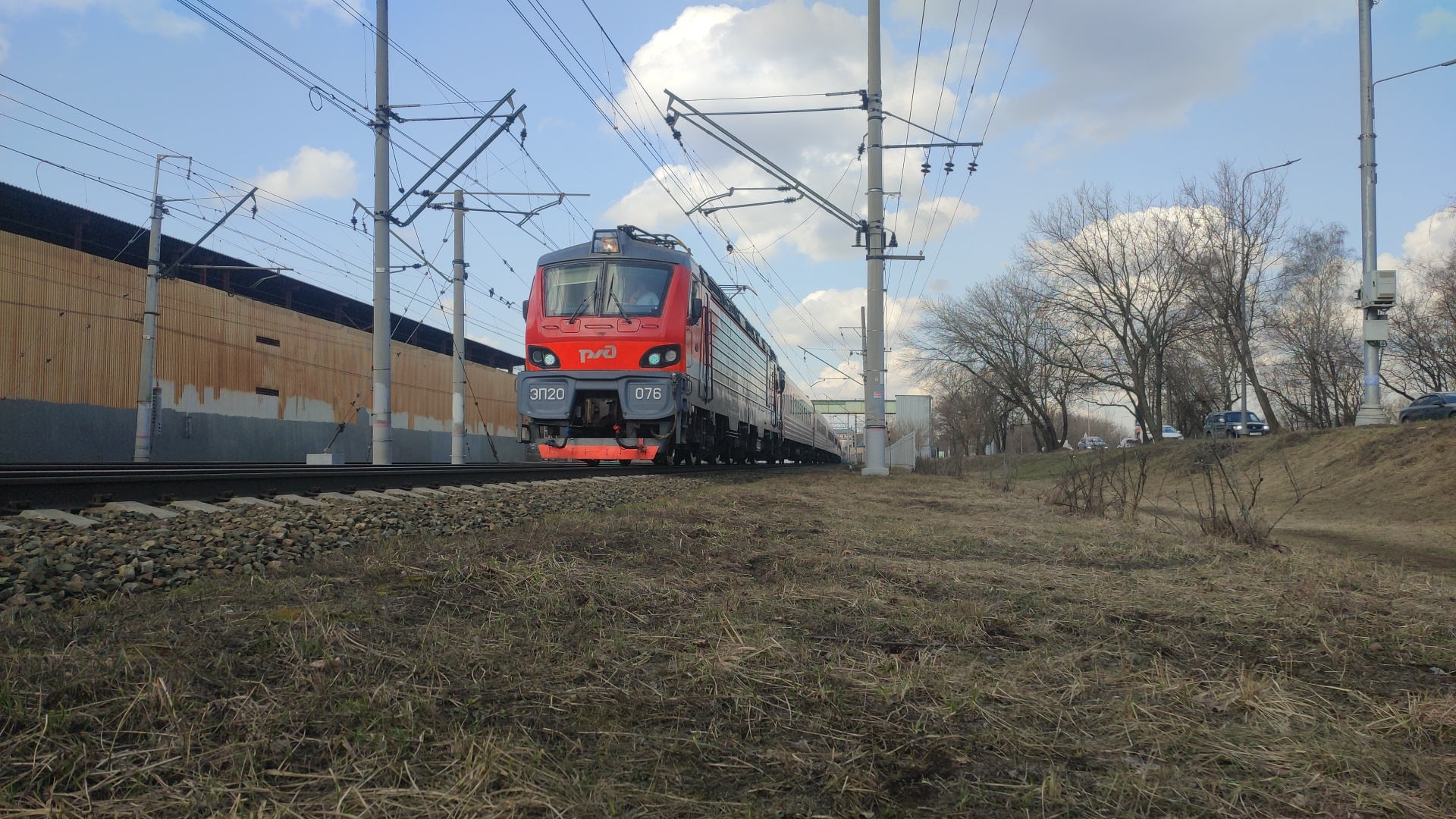 Электропоезд ЭГЭ2Тв-003 и Электровоз ЭП20-076 | станция Косино (МЦД-3) | 30.03.2025 г.