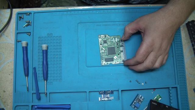 Чистка HDD от окисления контактов №1