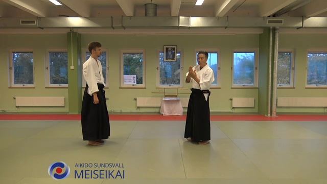 10 Aikido Ai Hanmi Iriminage Omote Low Position 2 Shishiya Sensei Malmö, 2019