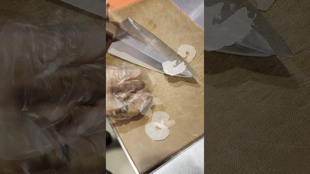 Токпокке с морепродуктами