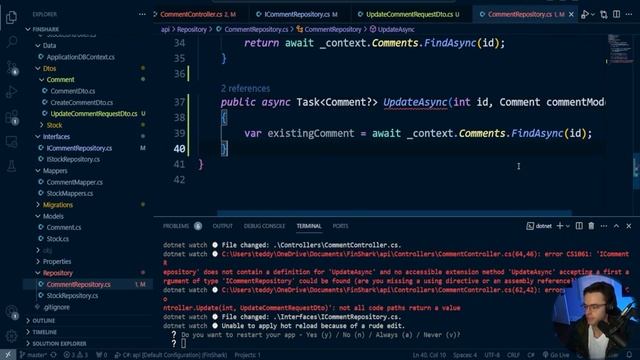 46. ASP.NET Core Web API .NET 8 2024 - 15. Comment UPDATE (Put)