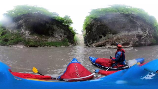 Чечня/ Нихалойский каньон/ прохождение каньона/360 #360