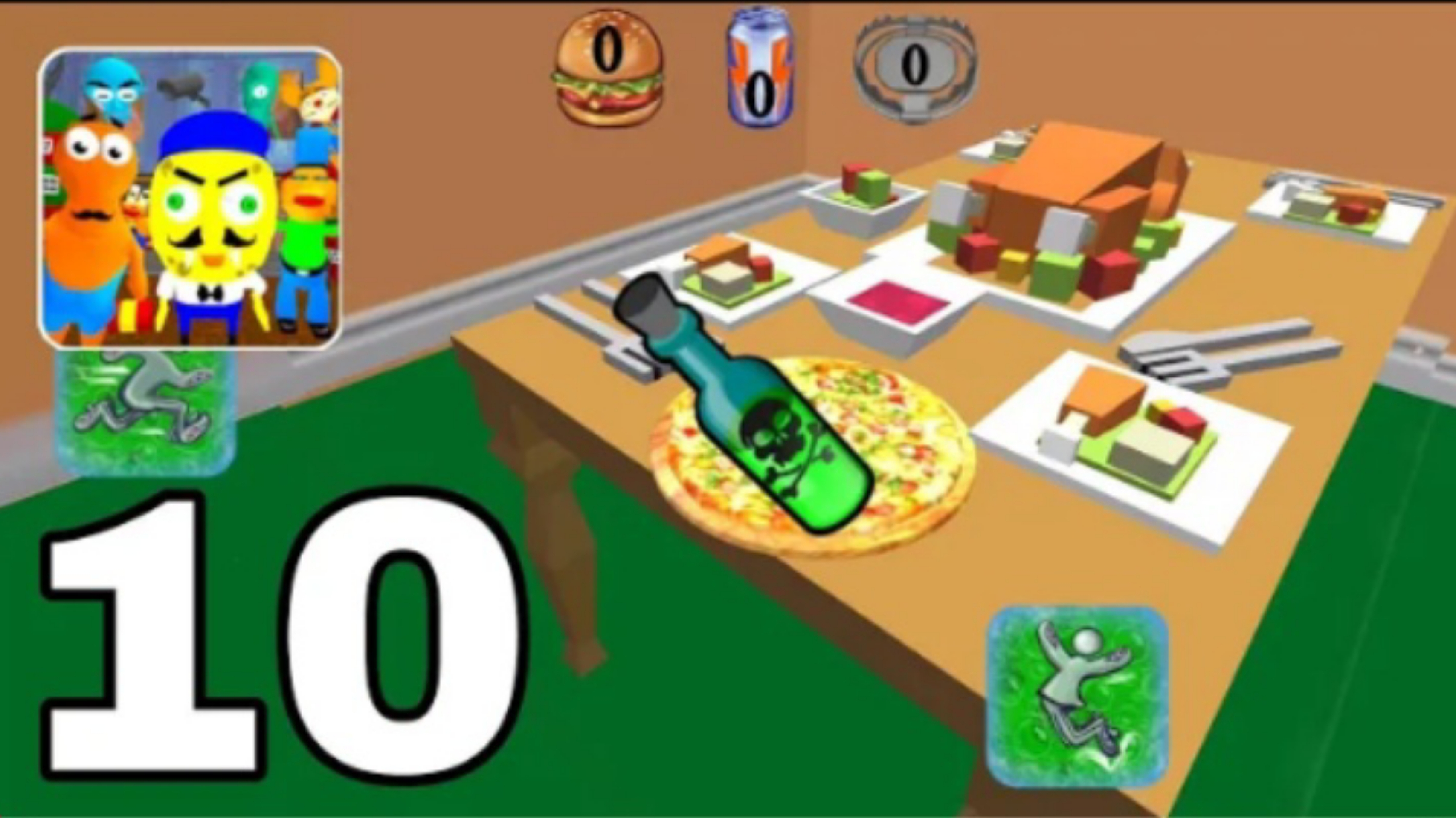 Sponge Neighbor Escape 3D New Update Gameplay Level 10