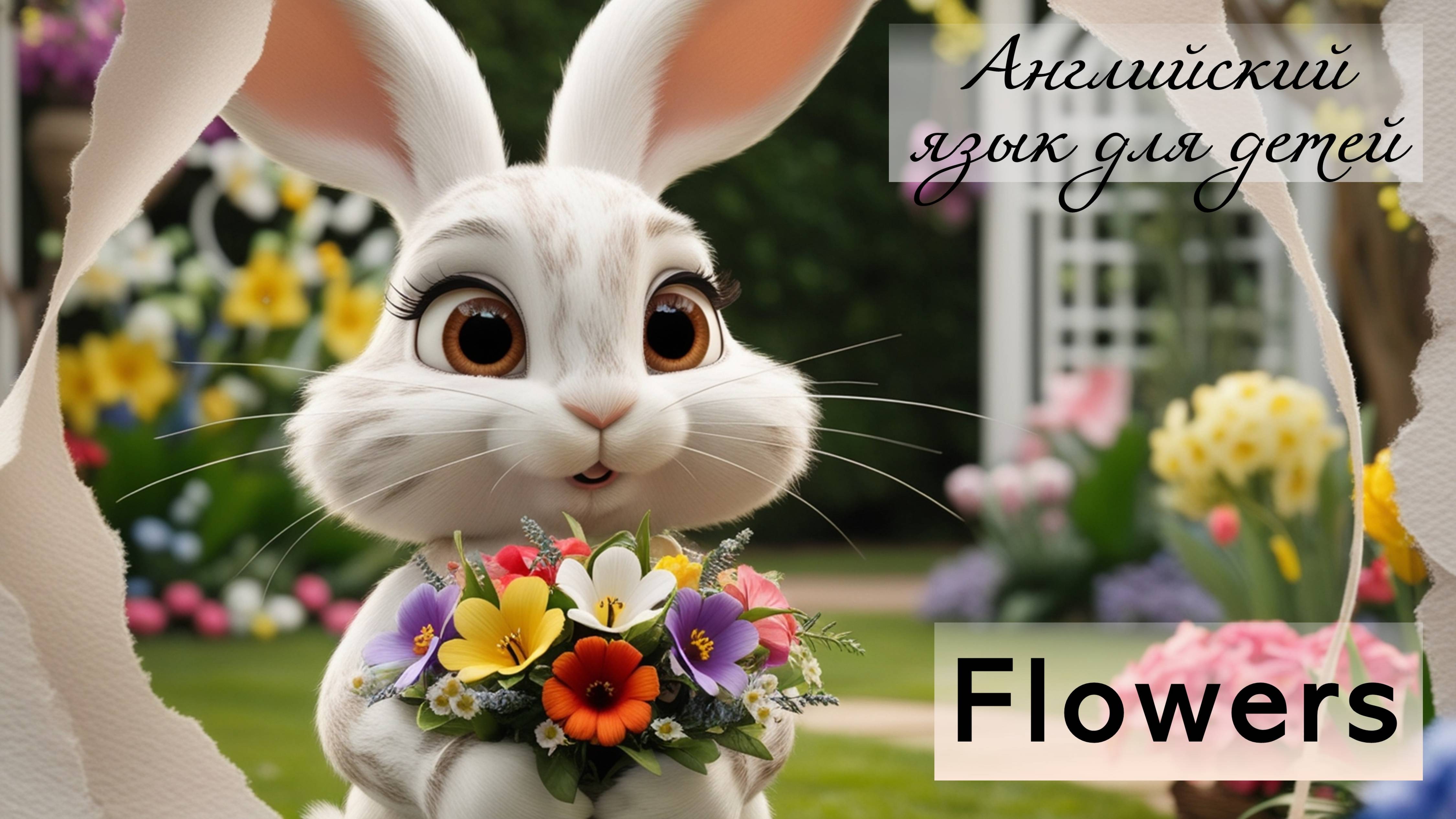 Урок английского языка для детей: Тема "Цветы" 🌼 Flowers