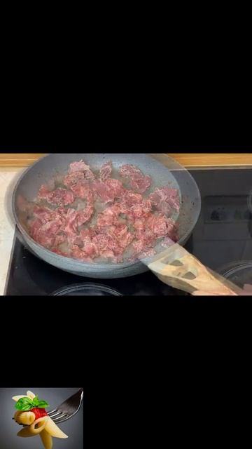 Бефстроганов. Жареная говядина! #топыкатегорий