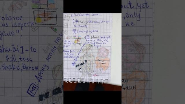 Учим иероглифы омонимы 淡,但,蛋 с произношением [dàn], используя нейросвязи