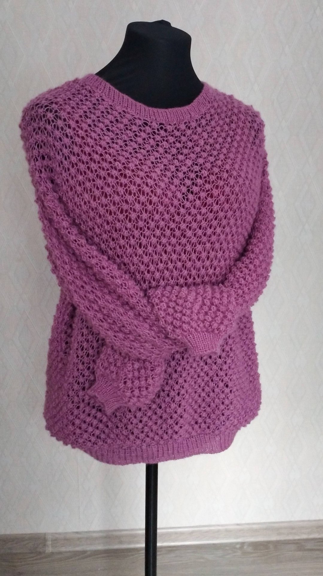 Описание уже на канале! #вязание #вязаниеспицами #джемперспицами