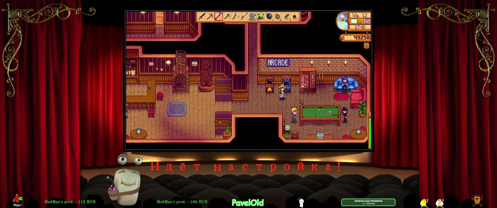 Stardew Valley (с модом времени)