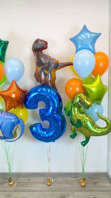 Оформление в стиле динозавров