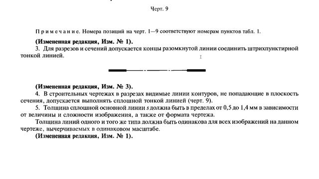 ЕСКД: ГОСТ 2.303 - Линии