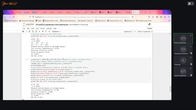 МиММО Практика 6 Ансамбли