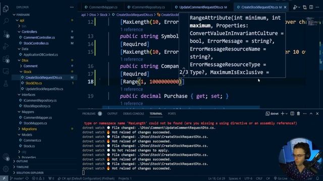 44. ASP.NET Core Web API .NET 8 2024 - 17. Data Validation