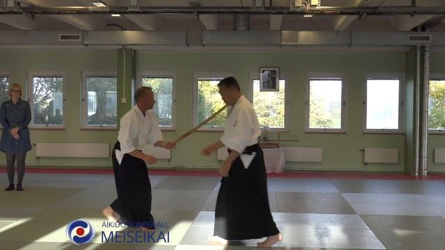 3 Aikido Tachidori Kotegaeshi Shishiya Sensei Malmö 2017