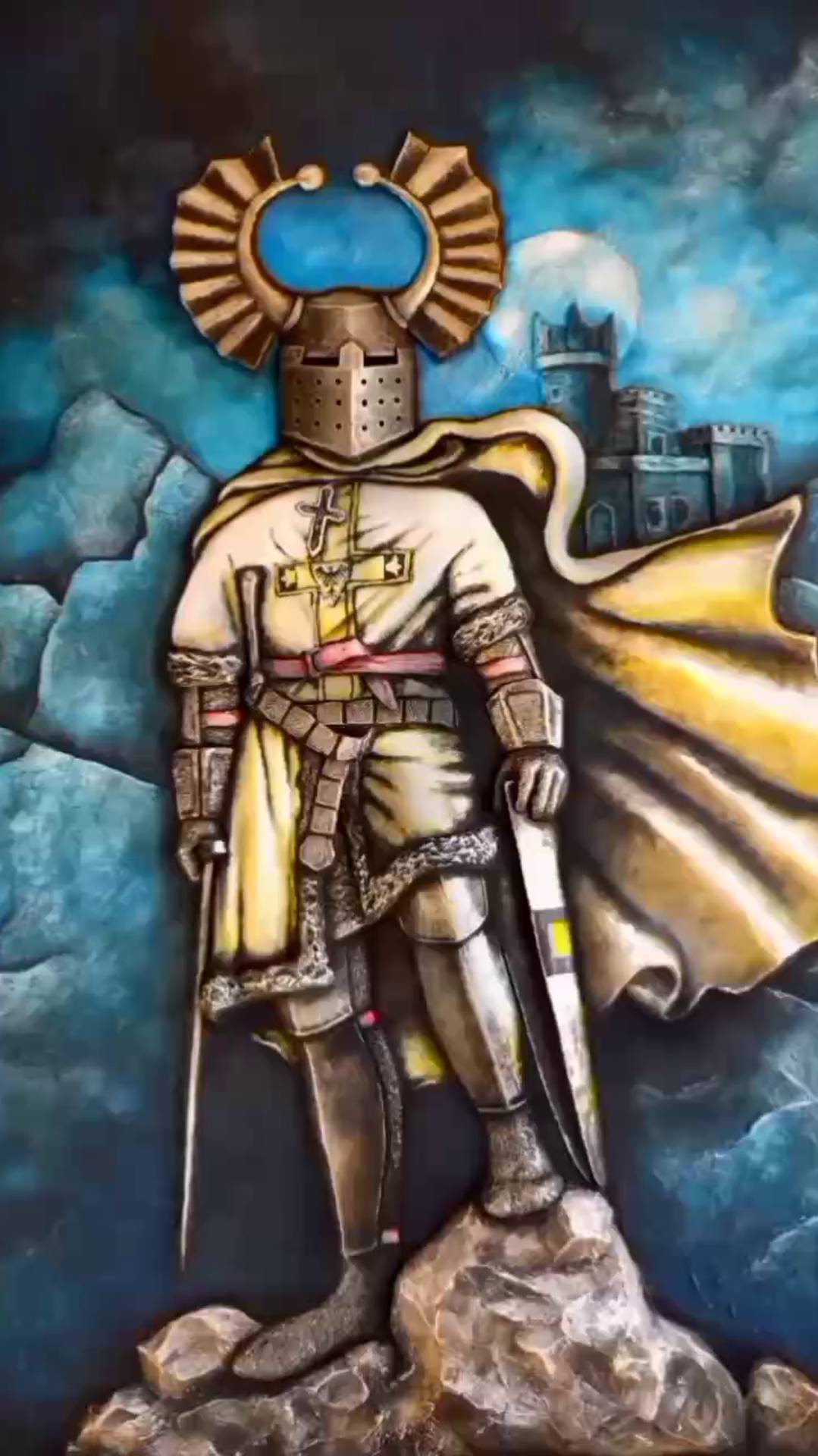 барельеф рыцаря  работа мастера Доценко Тимофея. #сказочнаямастерскаяколесникова #искусство