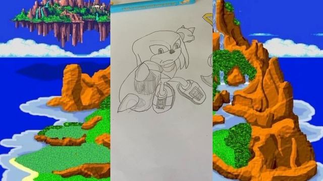 Сборник рисование персонажей из видеоигры "Sonic the hedgehog" | SEMENOX