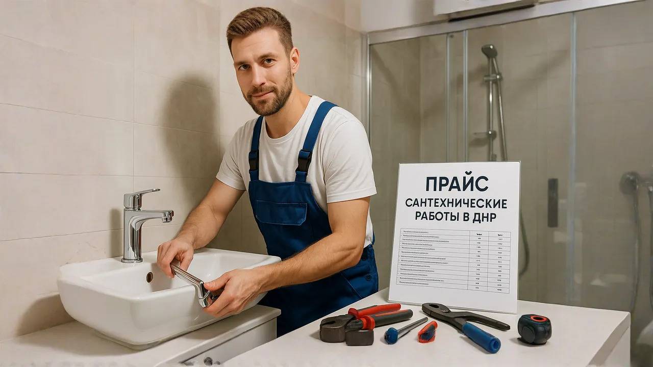 Обзор прайса "Сантехнические работы" от "Мастер в ДНР"