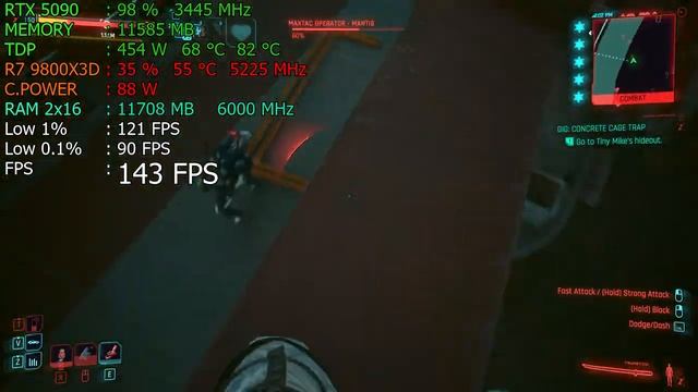 🍿 RTX 5090 в Cyberpunk 2077 - 8K 120 FPS