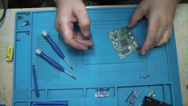 Чистка HDD от окисления контактов №2