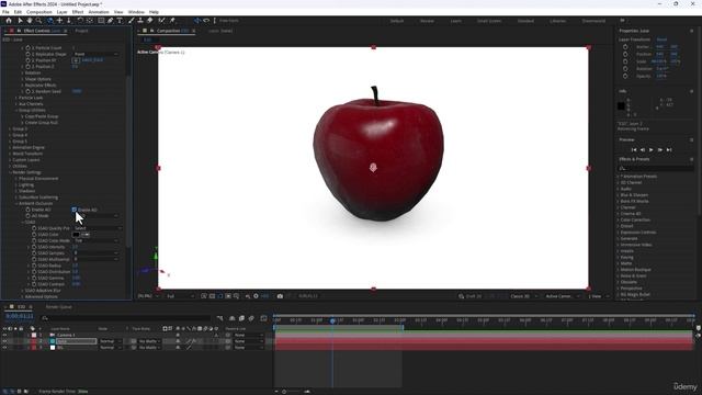 5. Create Shadow & Reflection in Element 3D