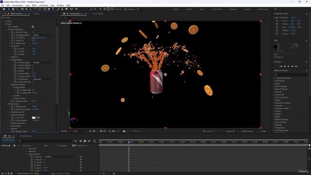 4. Create Juice Splash For Tvc In Element 3D