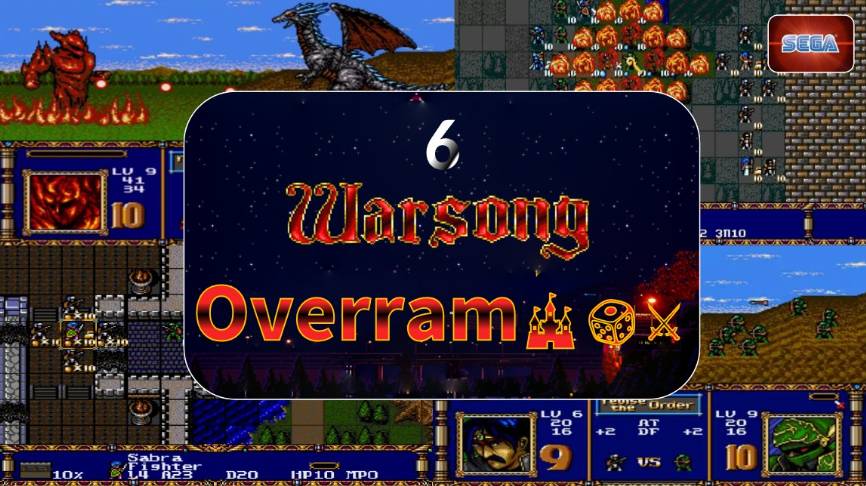 Warsong \ Langrisser - Варсонг \ Песнь Войны. SEGA. № 6