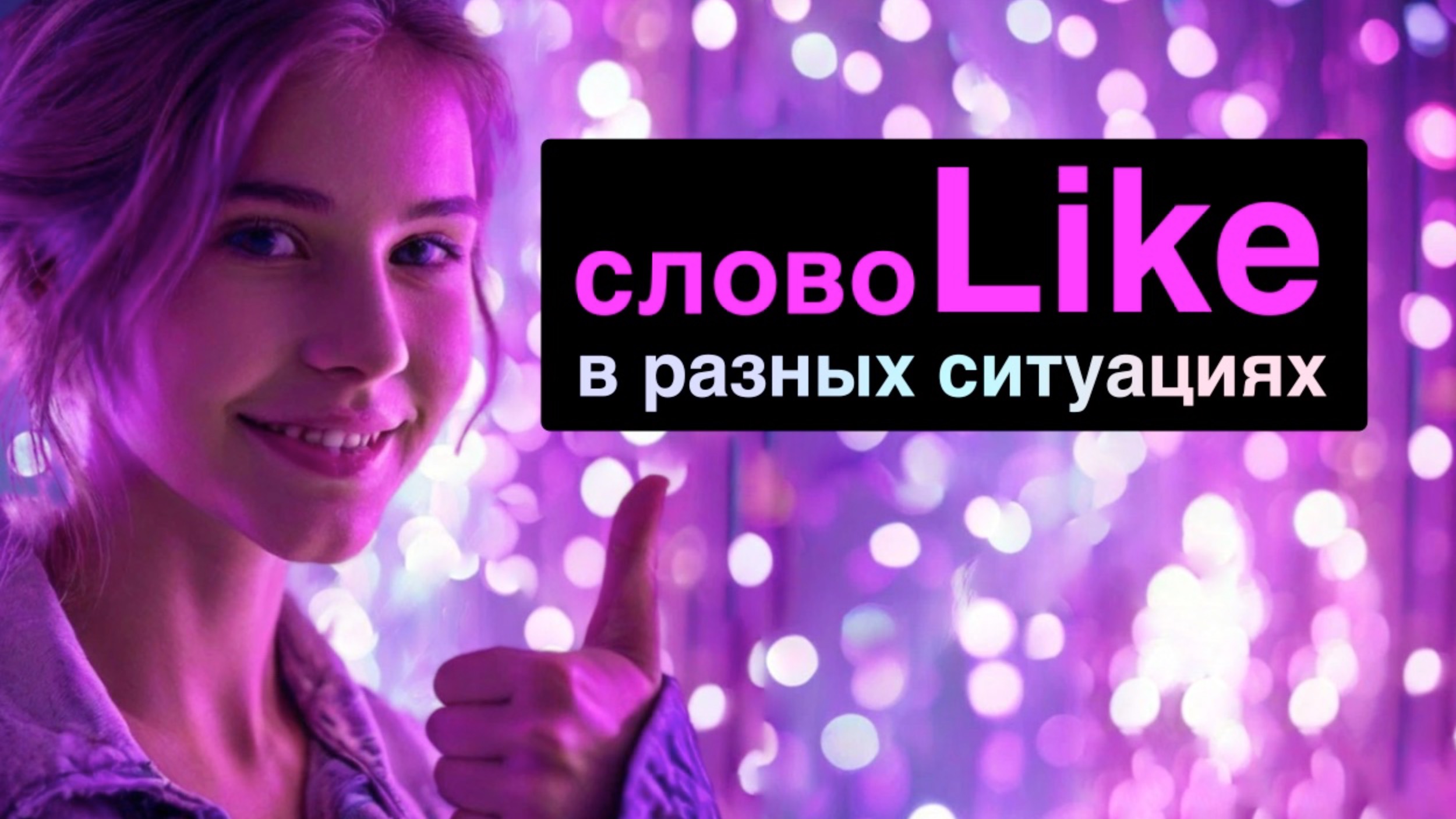 Всё про слово like за 10 минут.