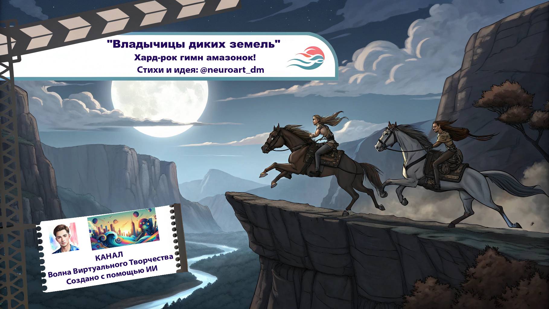 "Владычицы диких земель" -  Хард-рок гимн амазонок! | Riffusion AI @neuroart_dm