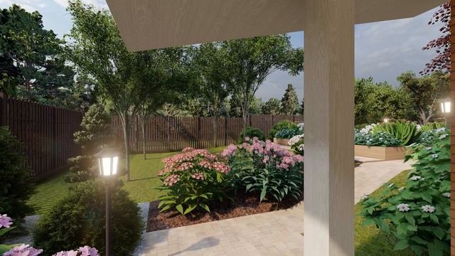 Модель участка под Ропшей с озвучкой #ландшафтныйдизайн #дизайн #строительство