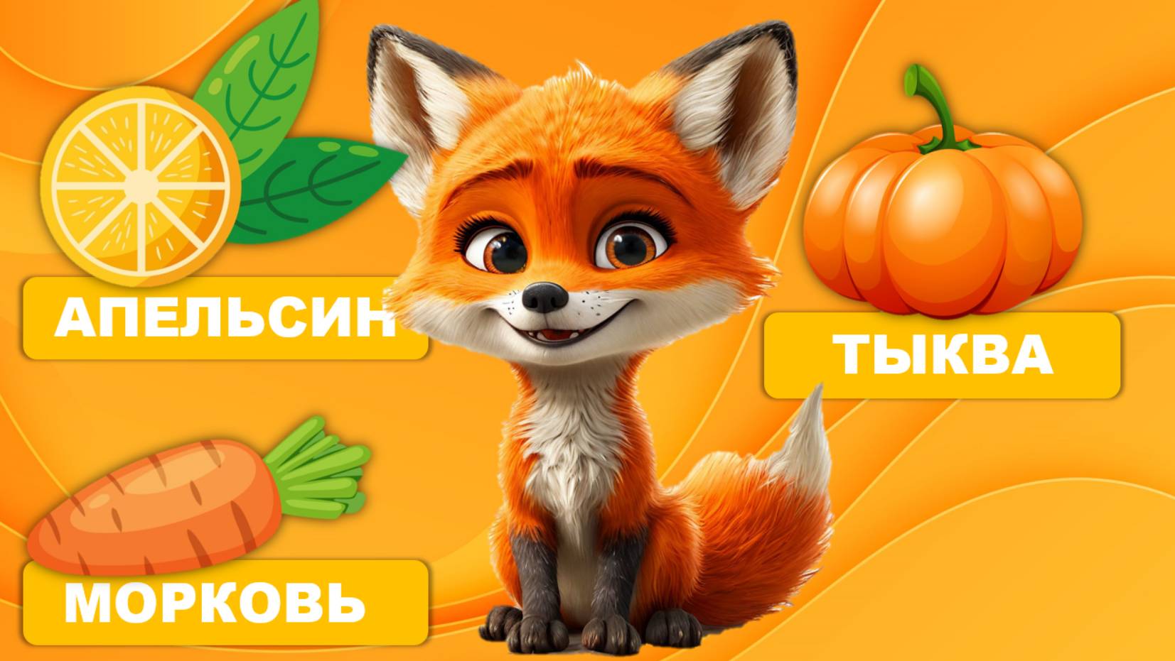 Видео для малышей, запуск речи. Первые слова малыша, учимся говорить. Лисенок ТВ