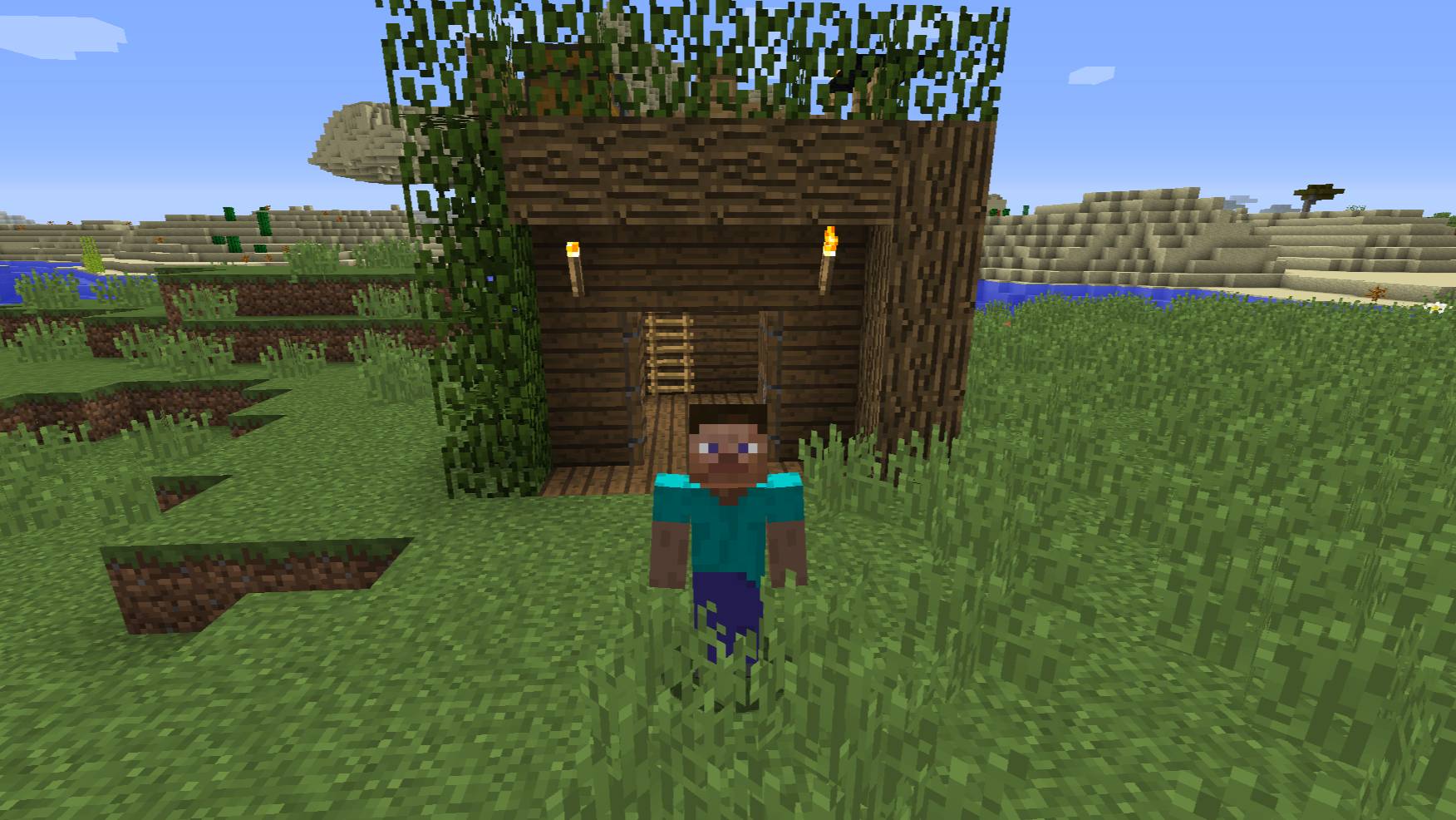 дом для начинающих в minecraft