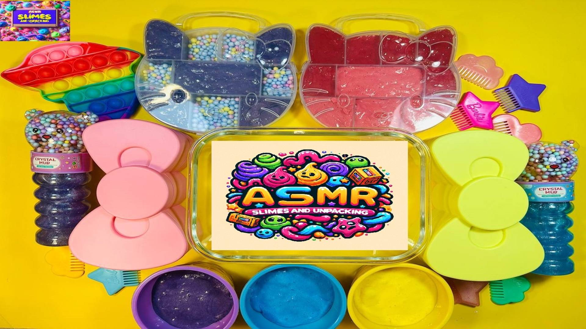 Смешивание слаймов | АСМР видео | Слайм АСМР | Рецепт слайма | Игра слайм