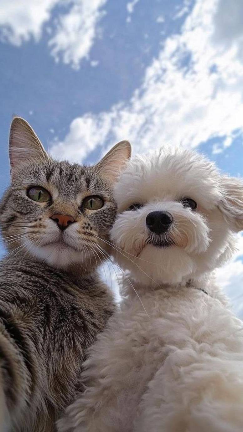 Кот мастерски рассекает на скейтборде