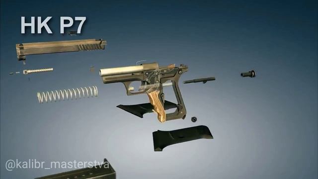 Heckler & Koch P7 Схема разборки